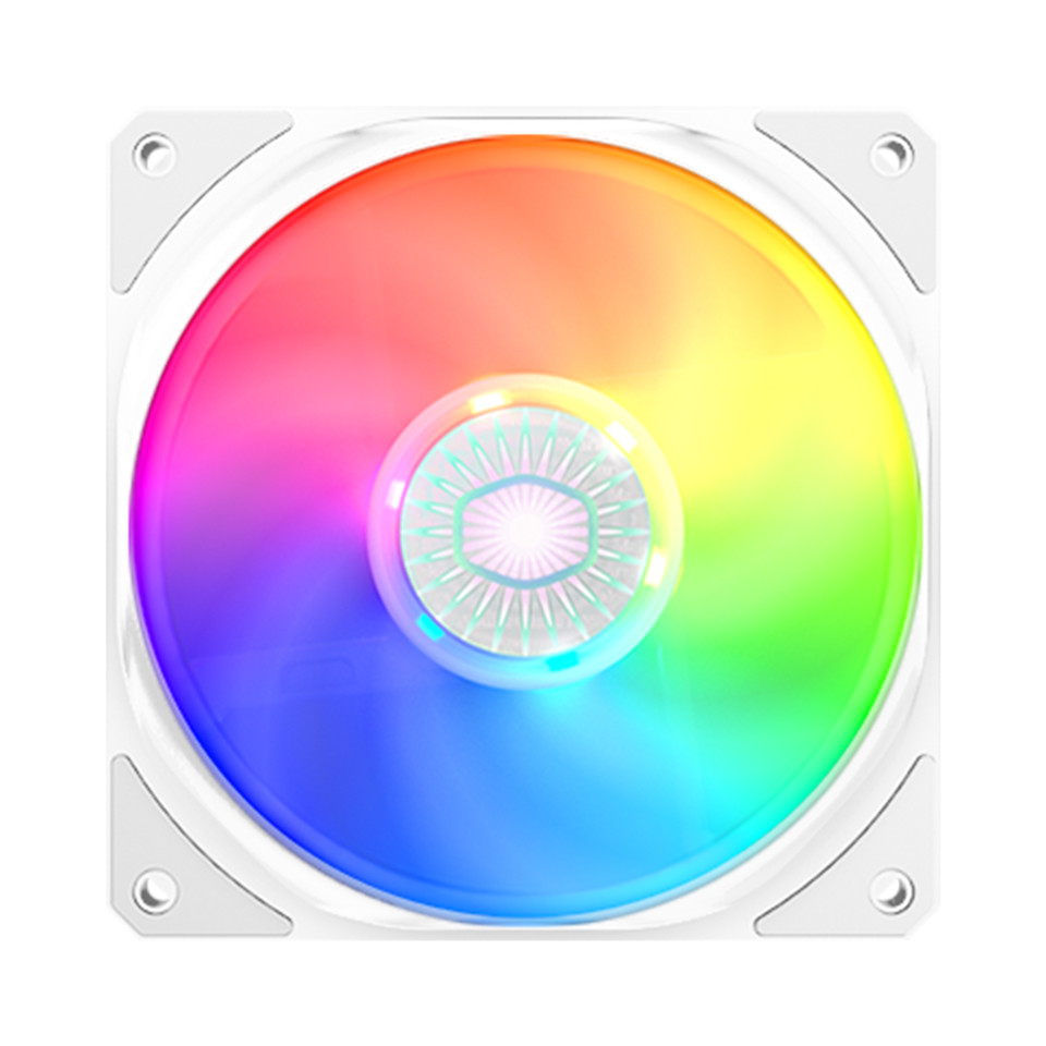 COOLERMASTER SICKLEFLOW 120 PWM ARGB FAN - WHITE (2Y WARRANTY) | Shopee ...