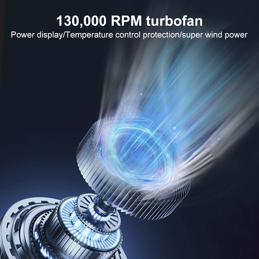 Mini Turbo Jet Fan 130000 RPM Turbo Violent Blower Brushless Motor Duct ...
