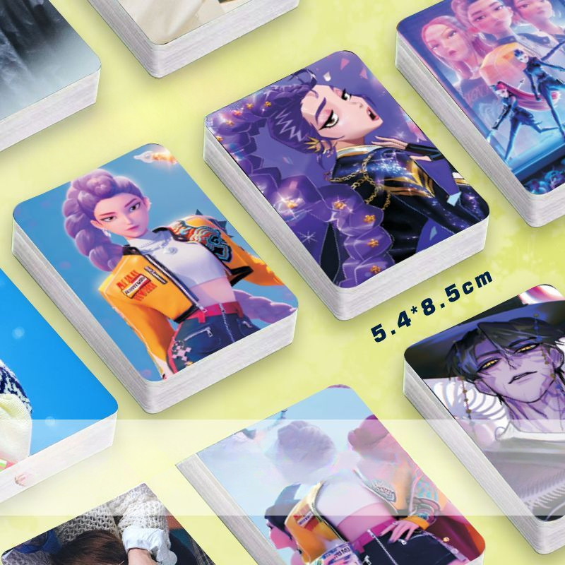 KPop Demon Hunters Rumi Jinu Photocards with Derpy Tiger Saja Boys Lomo Cards Perfect Gift for ...