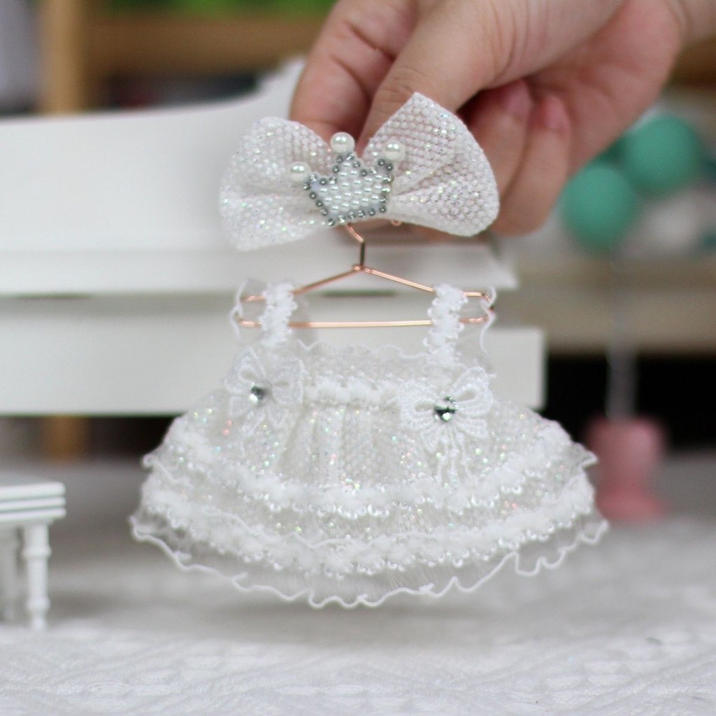 Labubu Baby Clothes labubu Vinyl Doll 17cm Doll Dress Up Pop Mart Doll ...