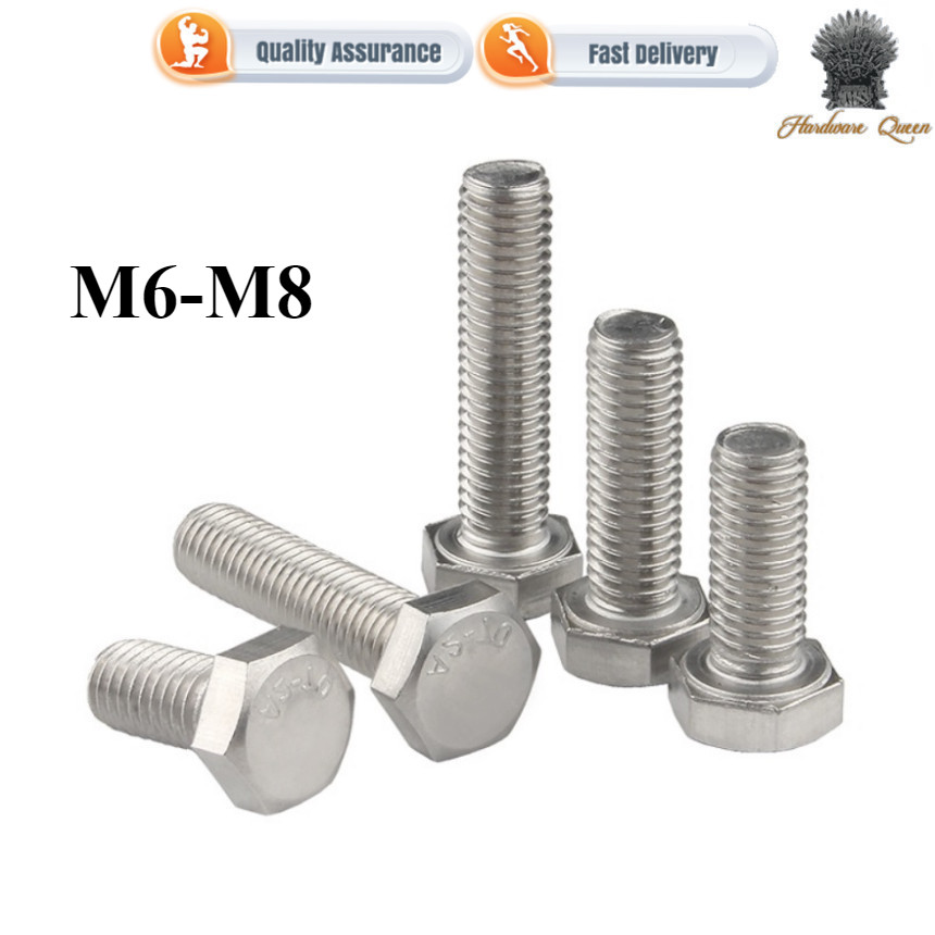 [1QG2] External Hexagon Screw 304 Stainless Steel Bolt Extension Screw ...