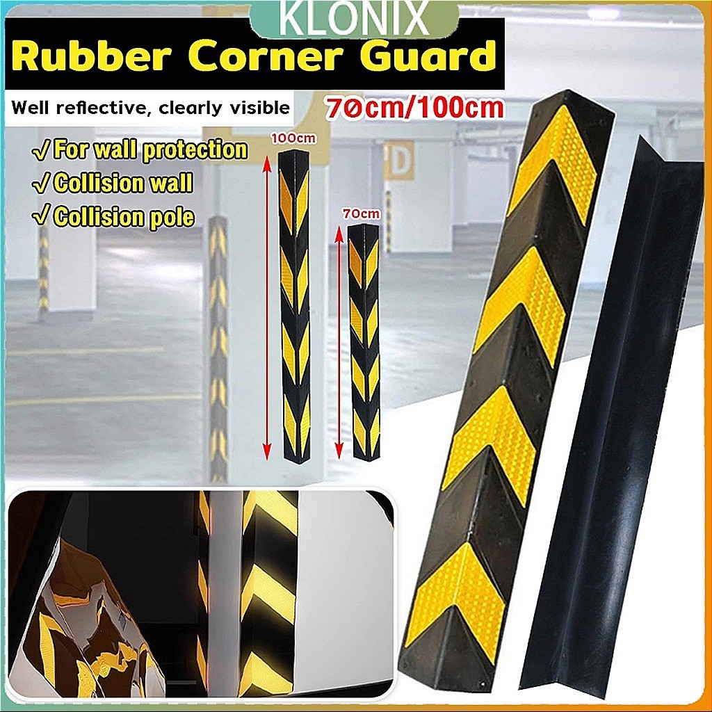 Ki Rubber Corner Guard Reflectorized Corner Guard Parking For Edge ...