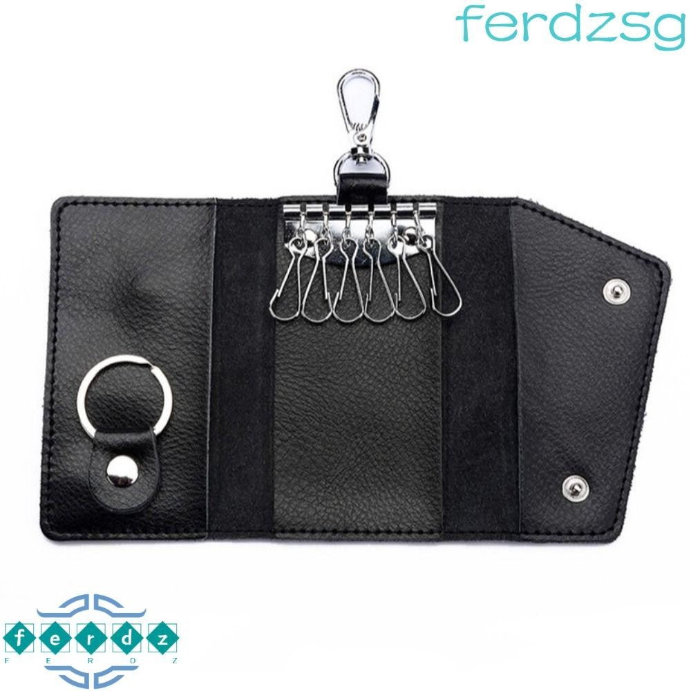 JENNIFERDZSG Genuine Leather Keychain, Key Case Housekeeper Key Holder ...