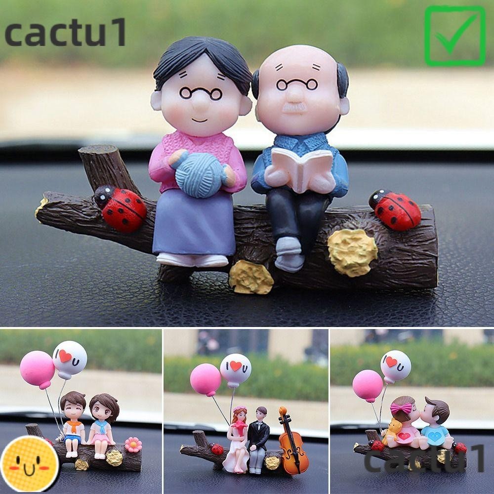 DIEMON Car Decoration Girls Gifts Cartoon Couples Figure Figurines ...