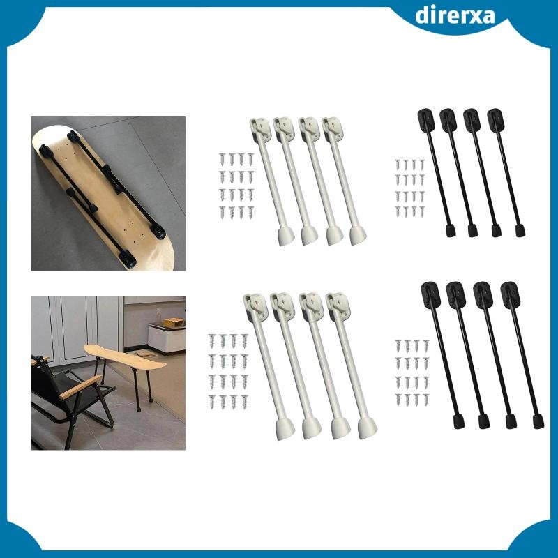 [Direrxa] 4 Pieces Foldable Table Legs DIY Extended Legs Portable Table ...