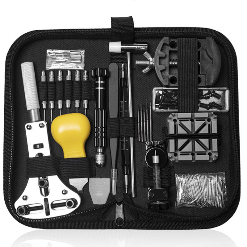 Ready Stock 153pcs Watch Repair Kit Tool Set Watch Adjuster Stainless ...