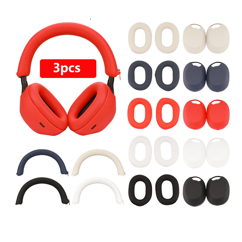 3pcs/set Earpads Headband Case Cover for Sony WH-1000XM5 Headphones ...