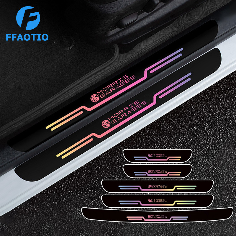FFAOTIO Laser Car Threshold Strip Rear Bumper Sticker Car Accessories ...