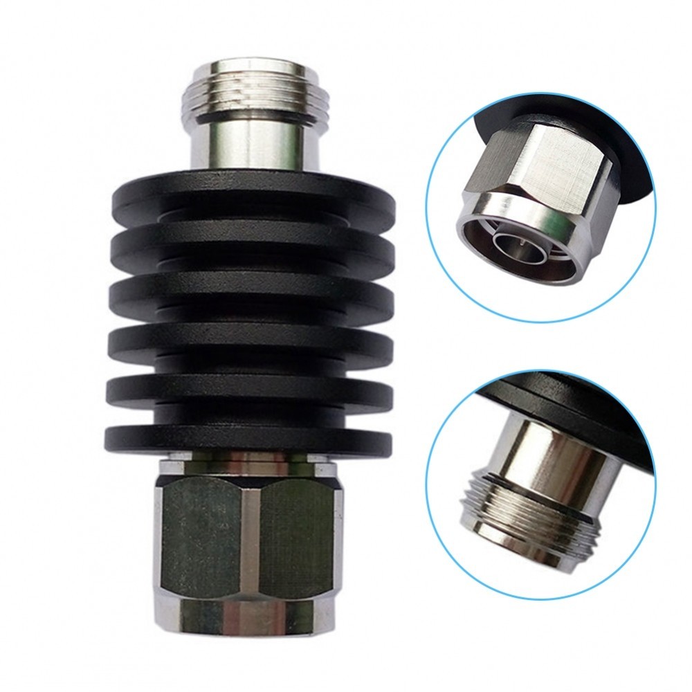 10W Fixed Attenuator Black Color DC To 3GHz Frequency Range 50Ω ...
