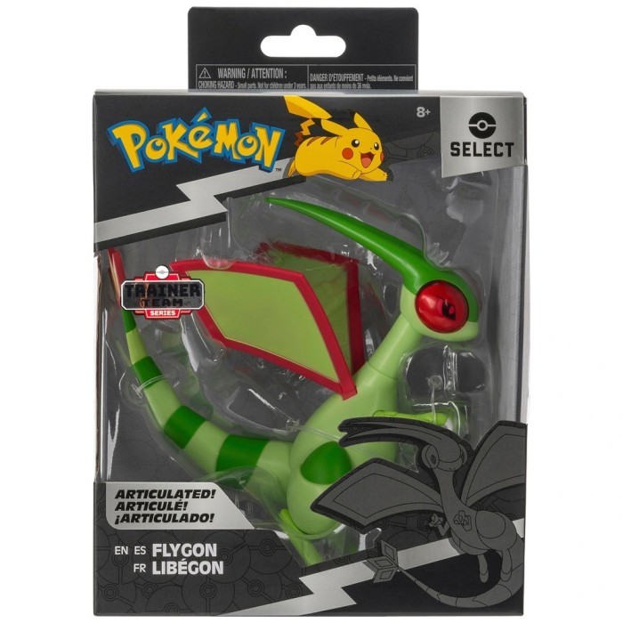 Pokemon Select FLYGON Super Articulated Action Figure Jazwares Wicked ...