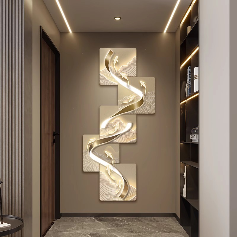 Entrance Jiuyu Entrance Decorative Painting Modern Light Luxury with ...
