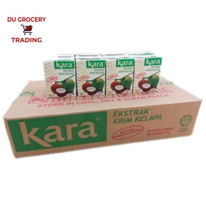 Kara Coconut Cream 200ml x 30 boxes (Carton) | Shopee Singapore