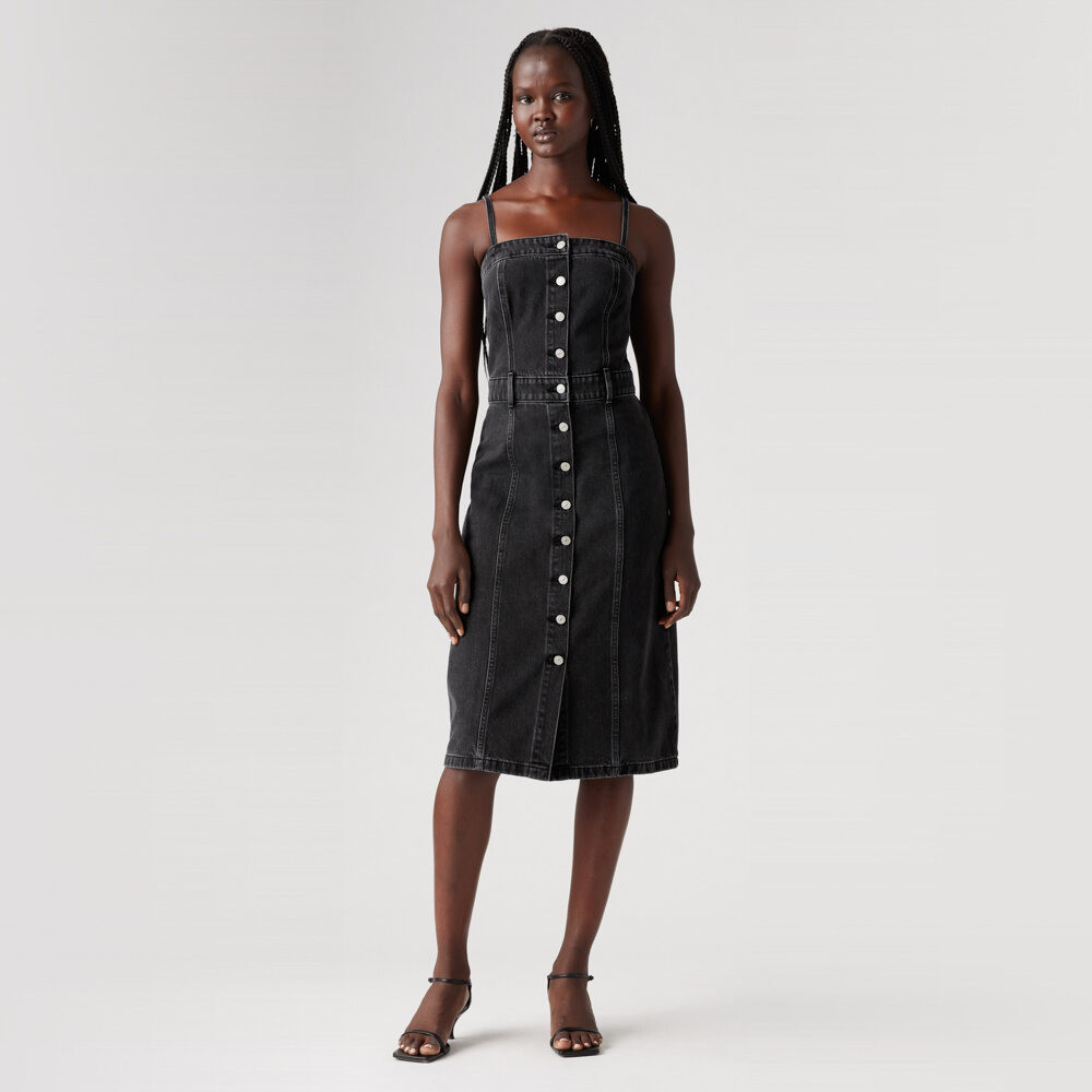 Levi's® Women's Denim Bustier Dress 0002S-0001 | Shopee Singapore