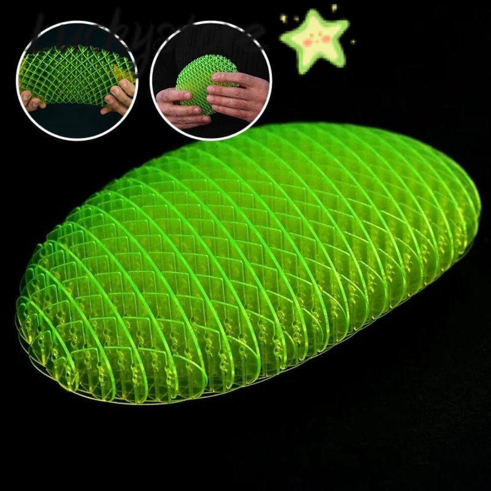 LUCKY Worm Big Fidget Toy, Plastic Sensory Stress Anxiety Relief Stress ...