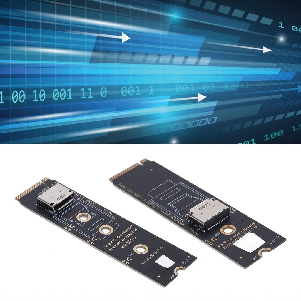 Seashorehouse M.2 To Oculink SFF-8611 Host Adapter PCB PCIe X4 PCIE 3.0 ...