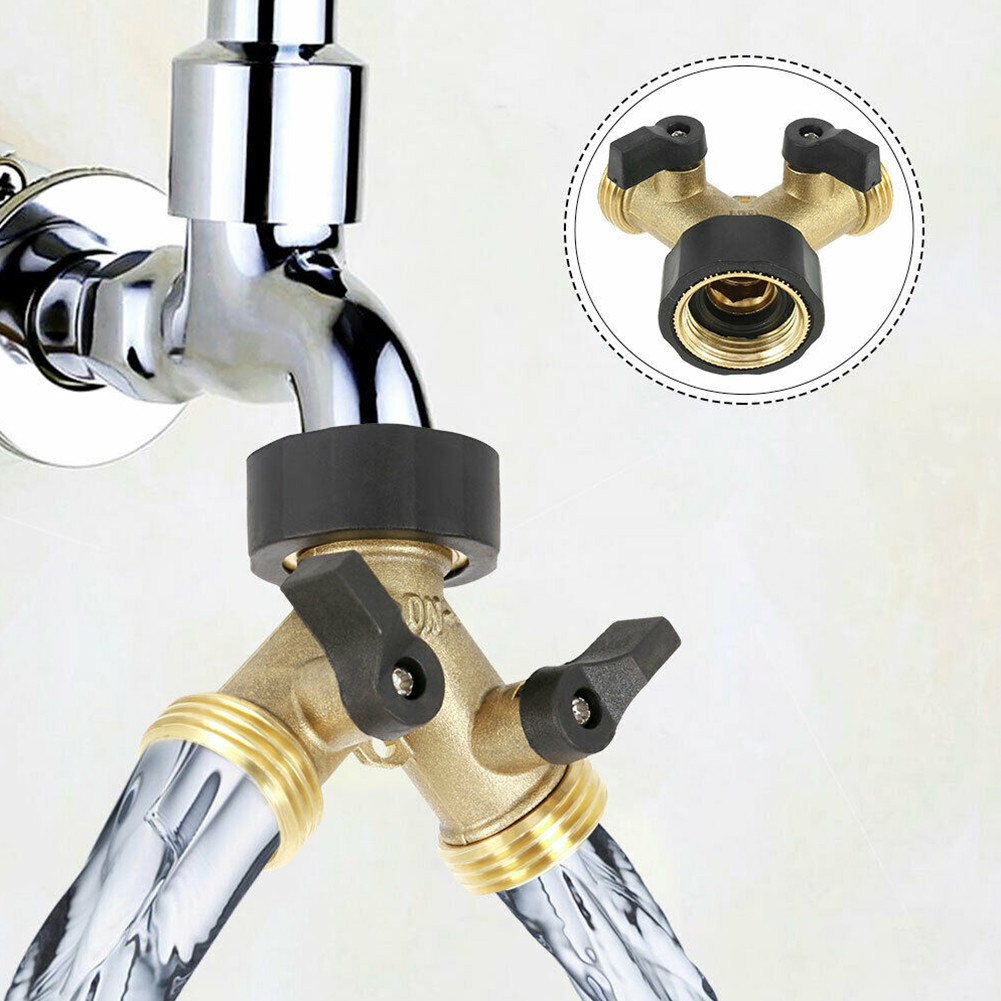 ⭐ BIG DISCOUNTS⭐ Convenient 2 Way Y Splitter Tap Adaptor for Washing ...