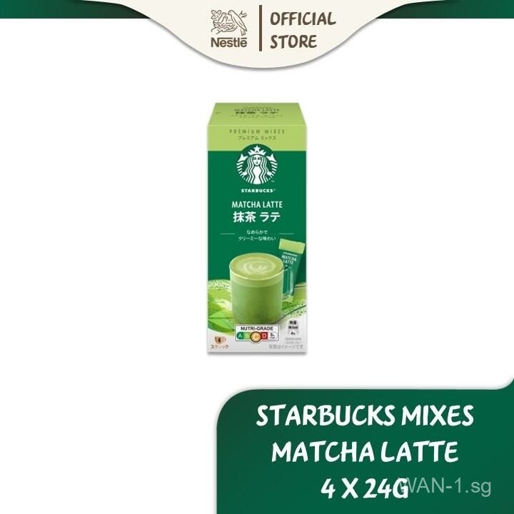 STARBUCKS Matcha Latte Premium Instant Mixes (4 x 24g) | Shopee Singapore