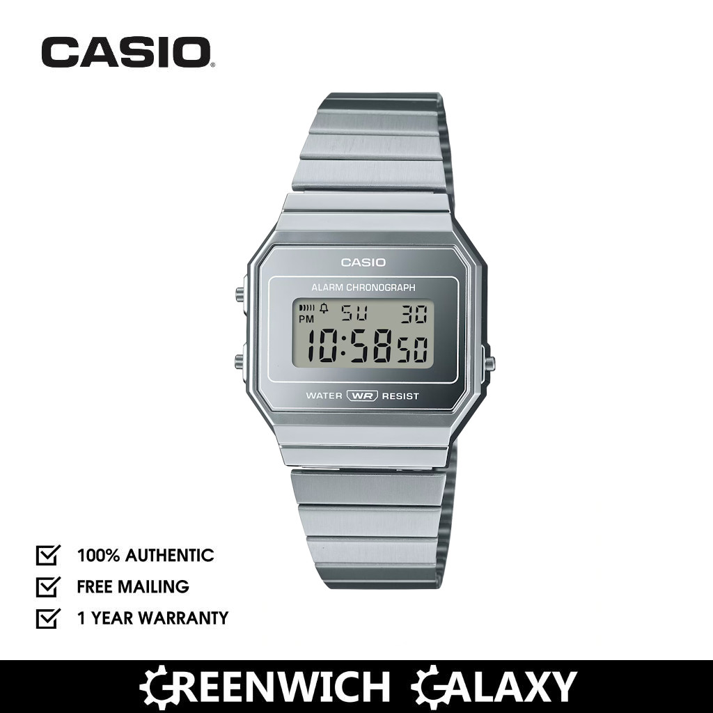 Casio Digital Vintage Watch (A700WEV-7A) | Shopee Singapore