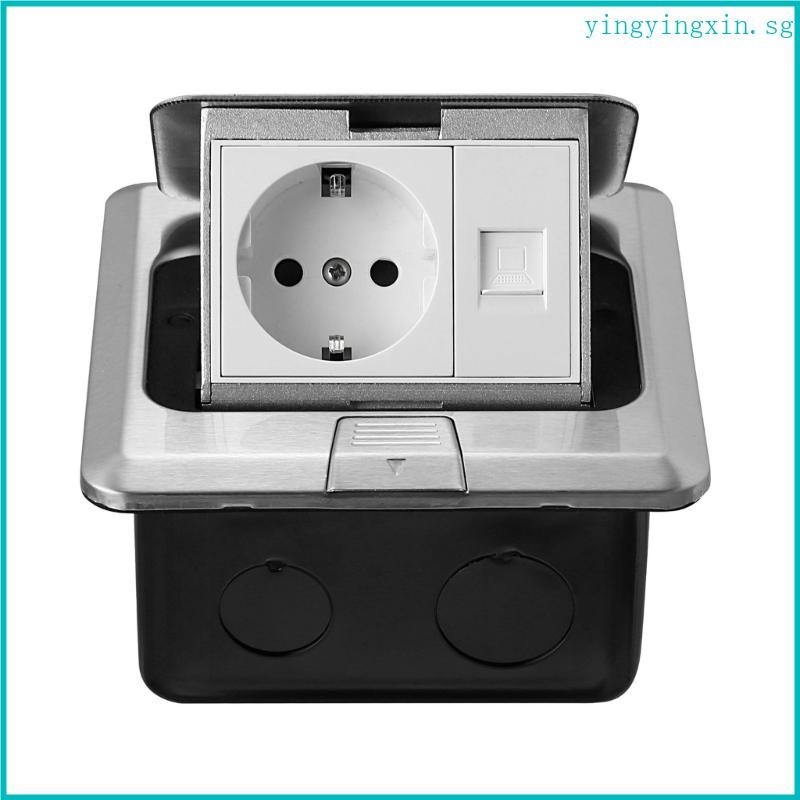 YIN Floor Pop-Up Outlet Electrical Floor Box Hiddens Pop-Up Outlet ...
