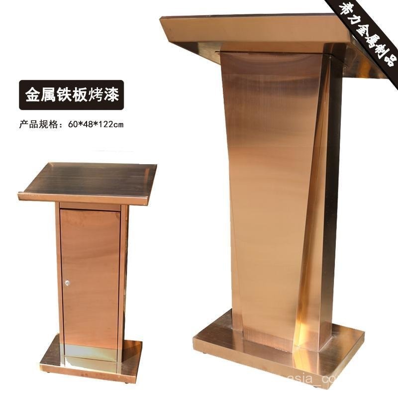 QY4High-End White Restaurant Podium Podium Sales Reception Desk Hotel ...