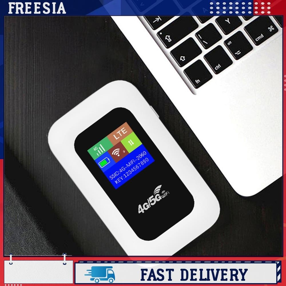 4G LTE Mobile WiFi Router with SIM Card Slot 150Mbps Mini Hotspot (LCD ...