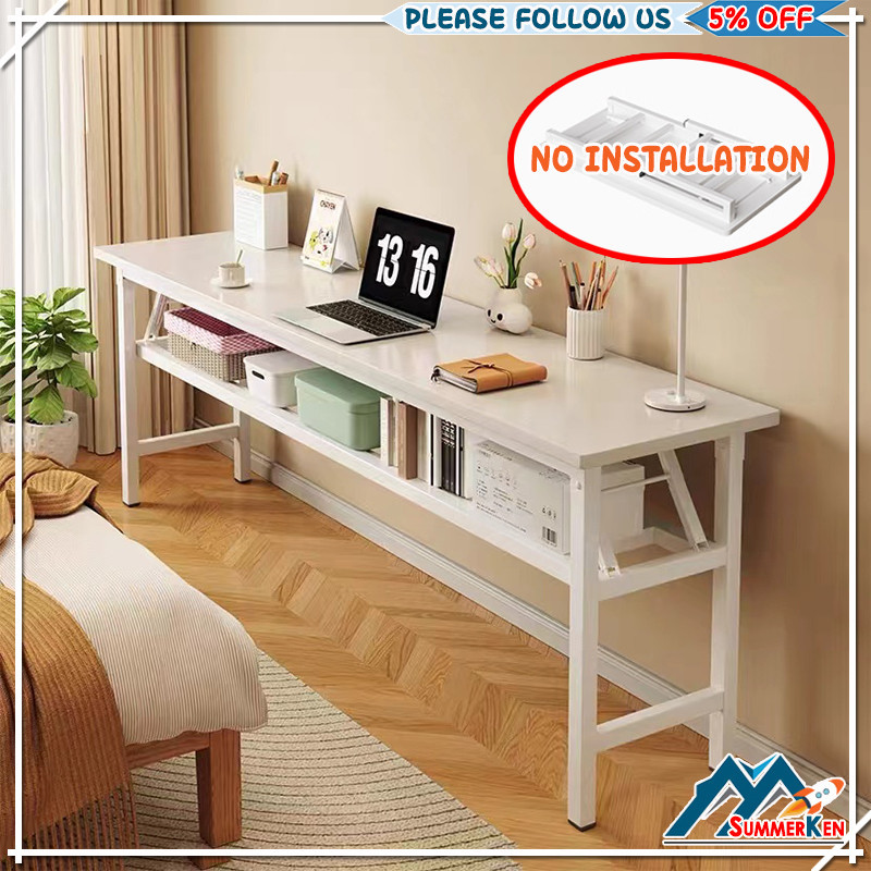 No-Installation Study Table Console Table Sofa Side Table Hallway ...