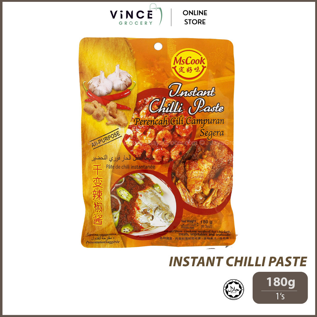 MASFOOD MsCook Instant Chilli Paste | Perencah Cili Campuran Segera ...