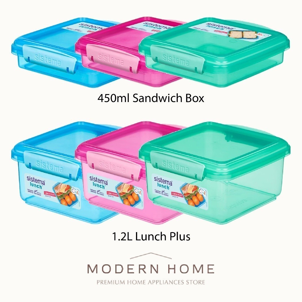 SISTEMA Sandwich Box | Shopee Singapore
