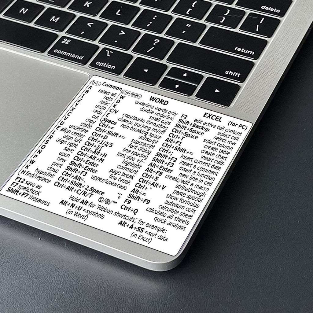 Keyboard Reference Shortcut Cheat Sheet Sticker Easy Computer Reference ...