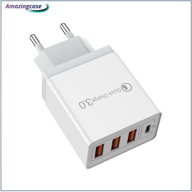 AMAZ 32W USB C Charger Cube Wall Plug Fast Charging Block PD+QC Power ...