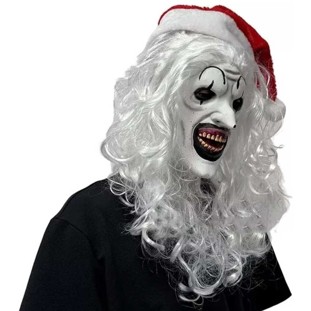 Terrifier Killer Art The Clown Mask Halloween Scary Joker Full Head ...