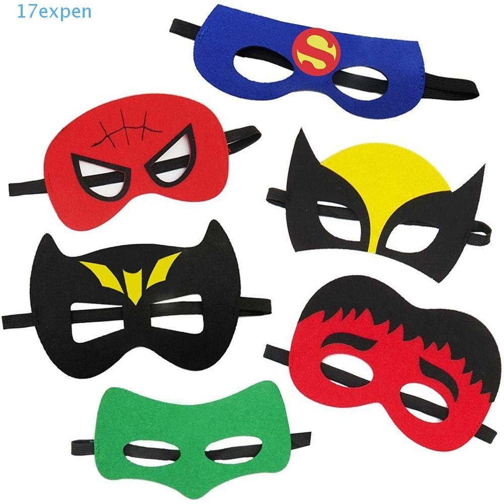 EXPEN Spiderman Felt Masks, Halloween Masks Felt, Superhero Mask Spider ...