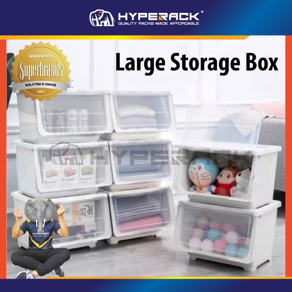 HYPERACKTM️ [High Quality] Storage Box Wardrobe Clothes Stackable ...