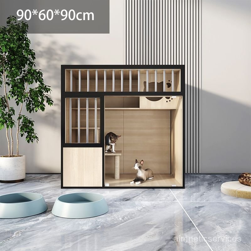 Cat Cage Cabinet Cat Nest Cat Villa Pet Cabinet Oversized Cat Cattery ...