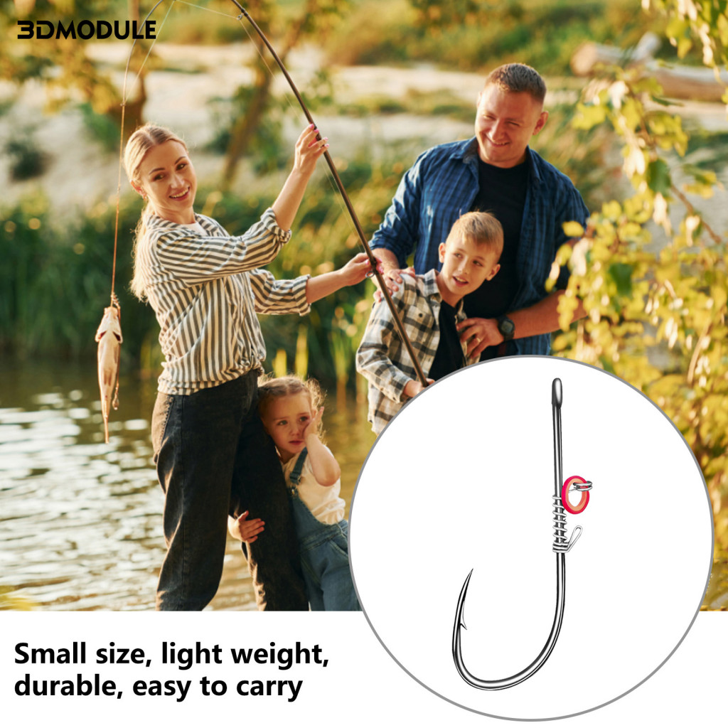 Freshwater Fishing Hook Multi-functional Fish Hooks 10pcs Live Shrimp ...