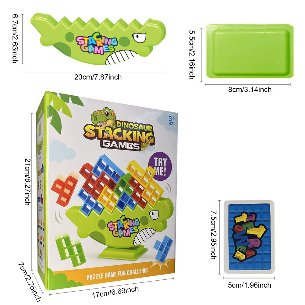 Tower Block Toys Educational Balance Tower Blocks Game for Family ...