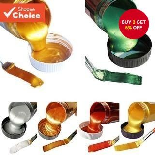 60ml/100ml/300ml Gold Paint for Metal, Metallic Gold Acrylic Paint ...