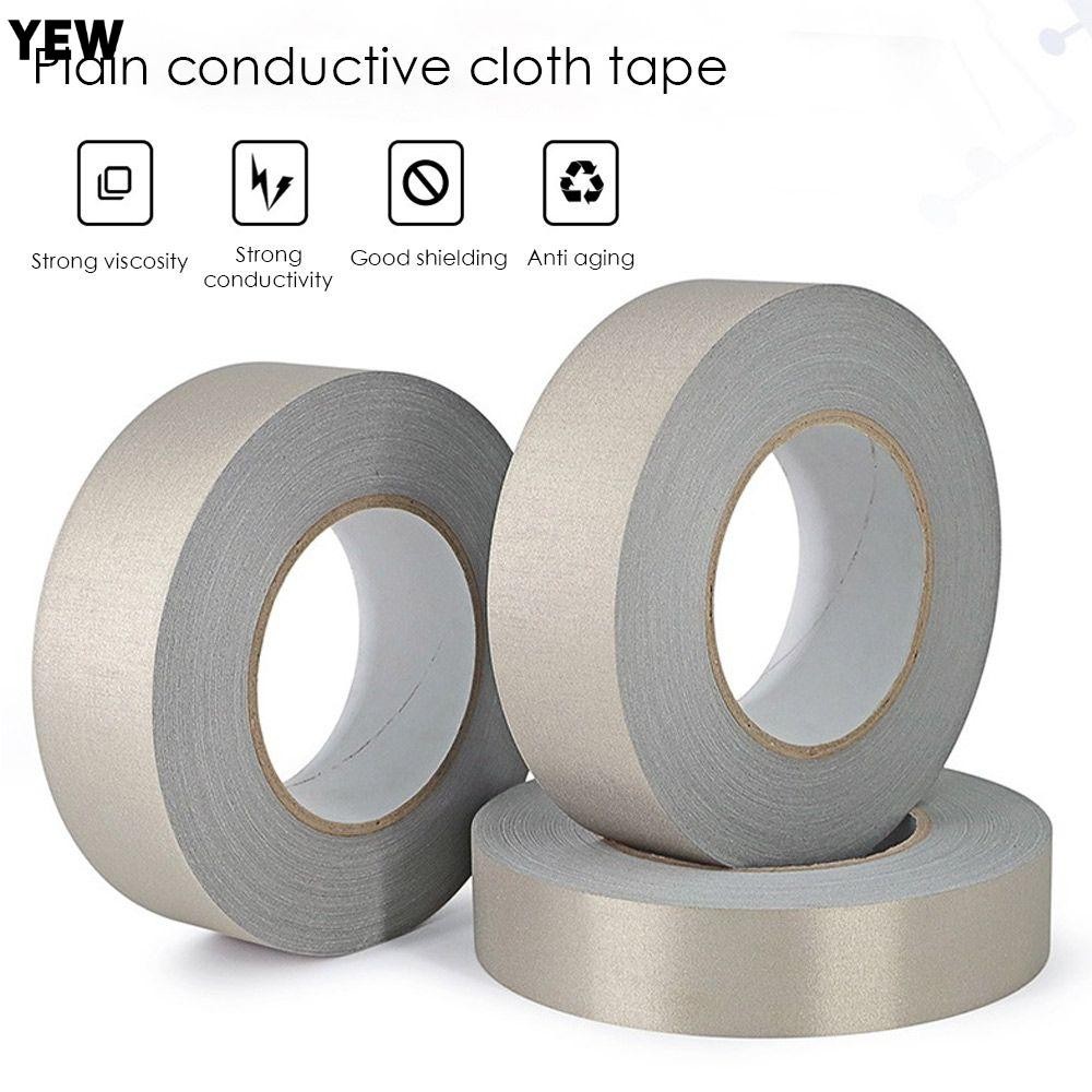 YEW Conductive Tape Multipurpose Self-adhesive Silver Gray Shielding ...