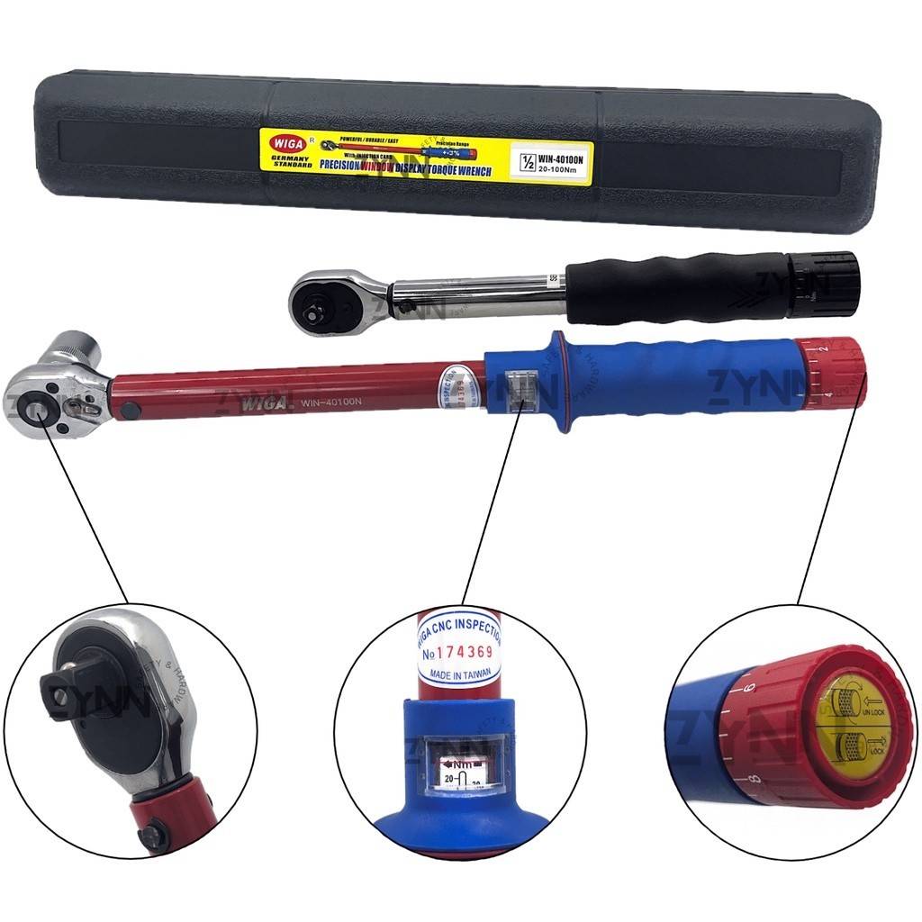 [SG STOCK] WIGA PUSH TYPE TORQUE WRENCH Adjustable Precision Window ...