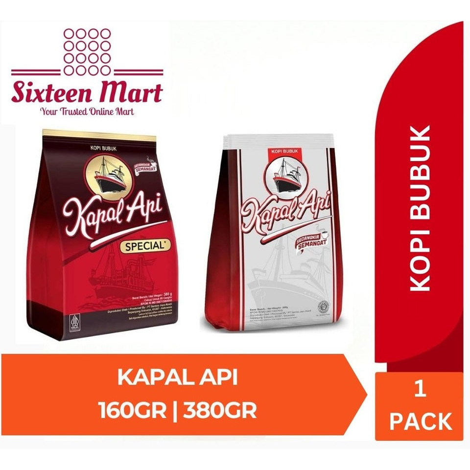 KAPAL API, Kopi Murni - Bubuk - Ground Coffee 1 PACK (SG) | Shopee ...