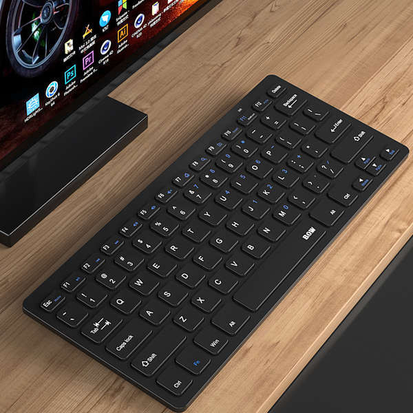 wireless keyboard mechanical keyboard BOW Laptop External Wireless ...