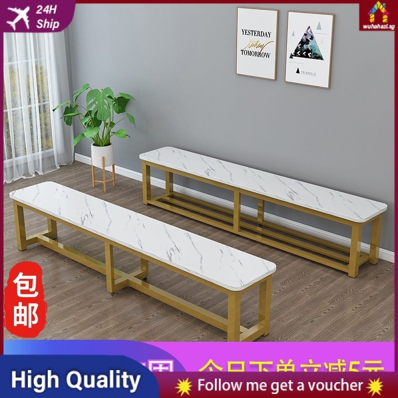 [48H Shipping]Long Stool Bench Home Shoe Changing Stool Dining Table ...