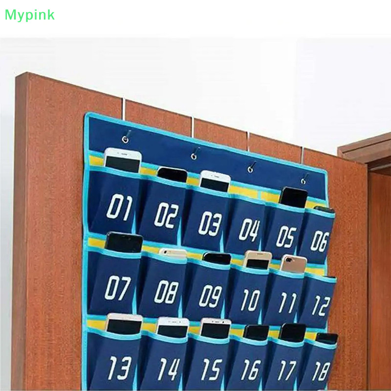 Mypink Numbered Pocket Chart Over The Door Organizer Homeschool ...