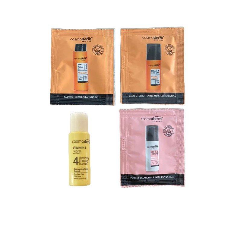 Cosmoderm Vitamin C Brighter Skin & Prebiotic & Calamine Healthy Skin ...