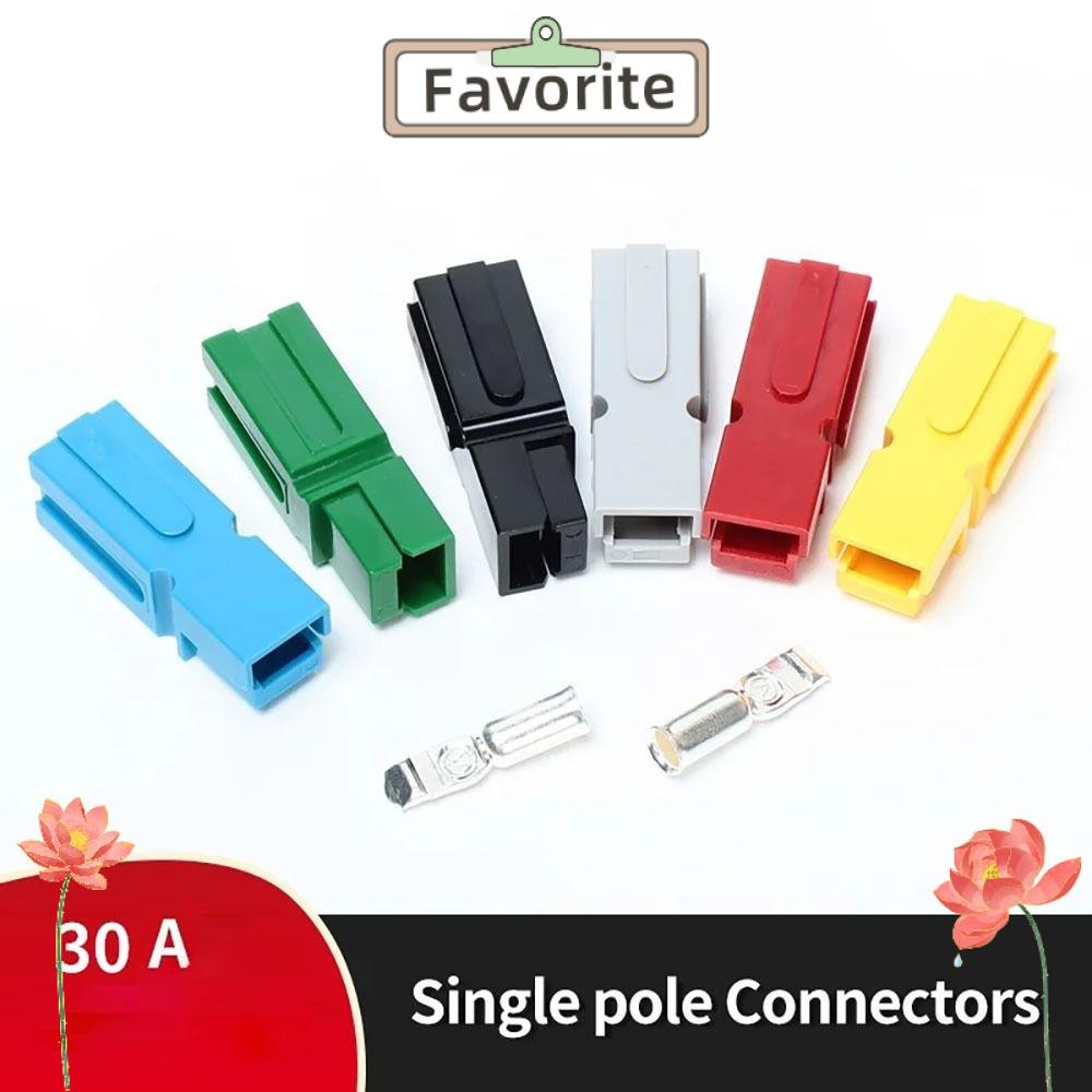 FAVORITEGOODS Single-pole Power Connector, Anderson Type 600V DC 30A ...