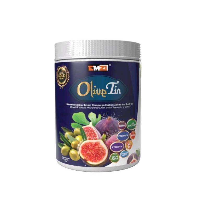 Emzi Olive Tin Serbuk Minuman Campuran Botani Buah Zaitun dan Buah Tin ...