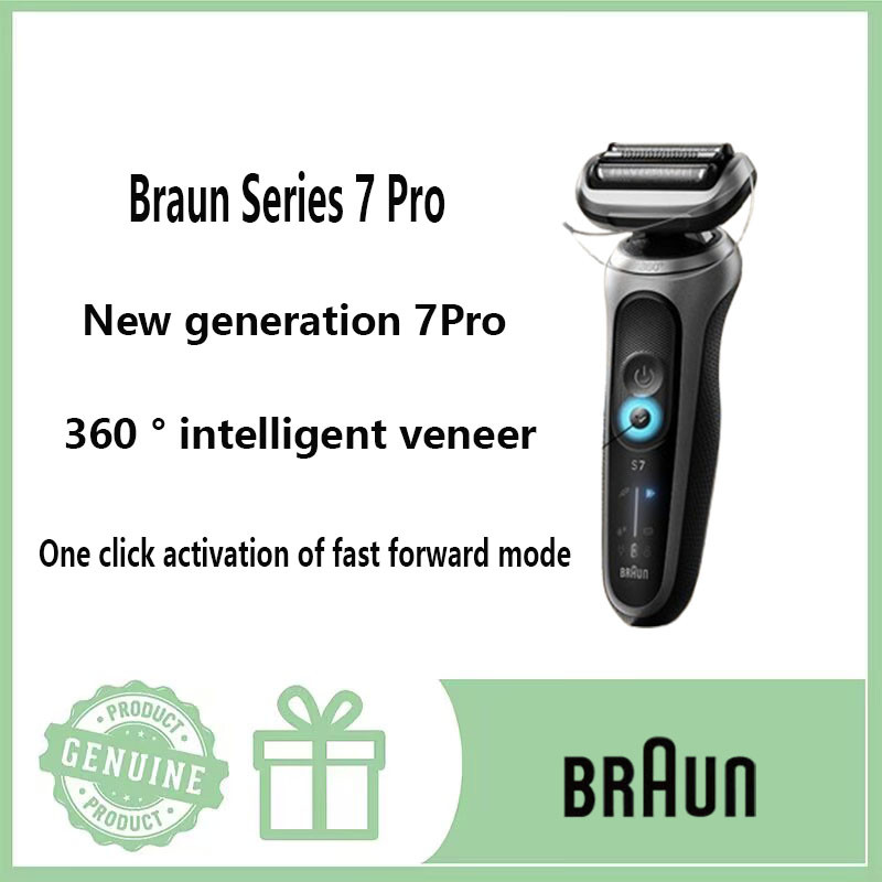 Braun Series 7 Pro Electric Shaver Men's Reciprocating Fully Washed ...
