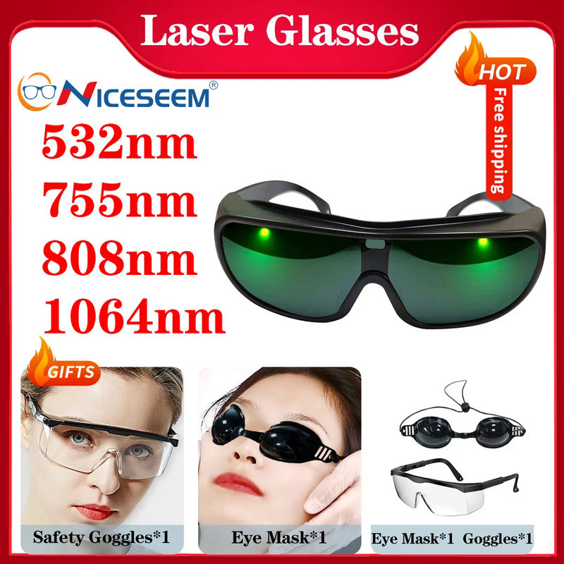 Laser Protective Glasses Industrial Safety Lenses UV IPI IR IPL FPV OD ...