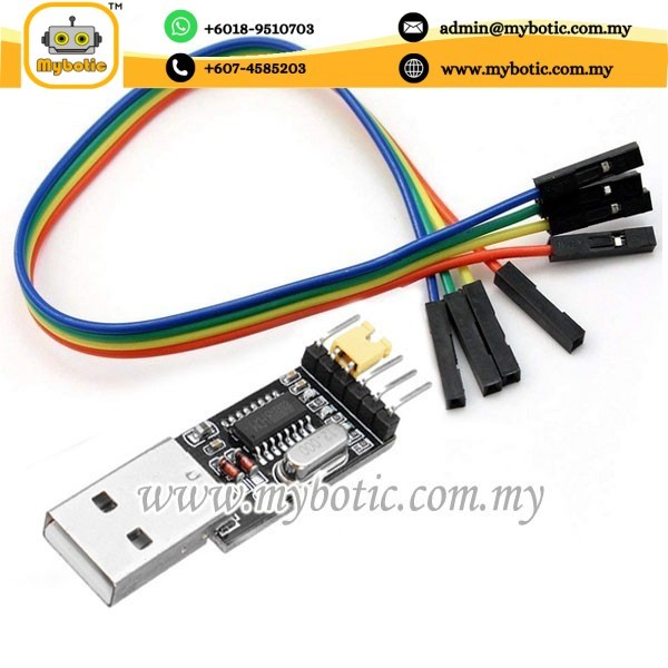CH340G USB To TTL UART Serial Converter Module | Shopee Singapore