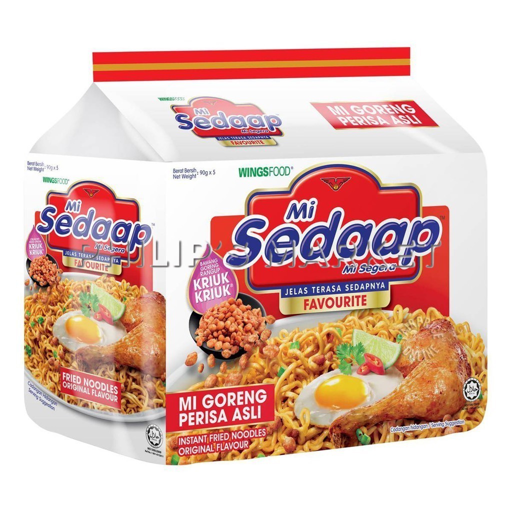 Wingsfood Mi Sedap Mi Goreng Pack of 5 (5 x 90g) | Shopee Singapore